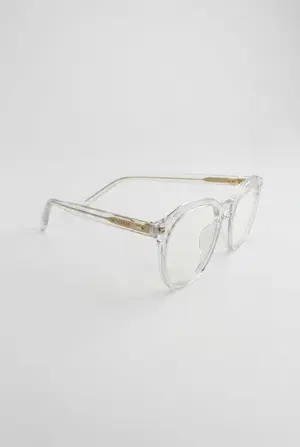 NCMPRBL Geometric Acetate Eyeglasses - Clear