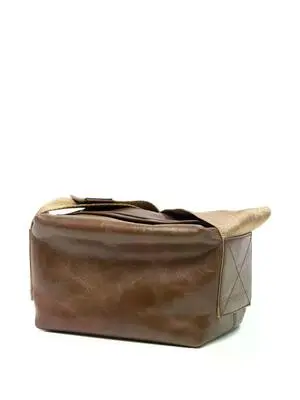 UMA WANG Faux-leather Shoulder Bag - Brown