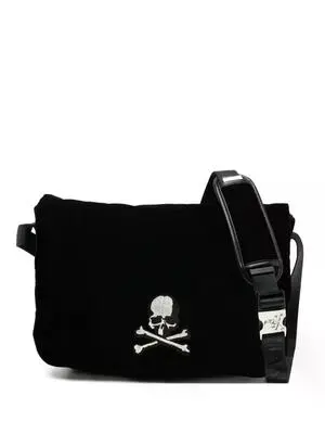 MASTERMIND WORLD Logo-embroidered Shoulder Bag - Black