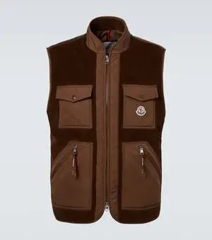 Moncler Paneled Vests For Men