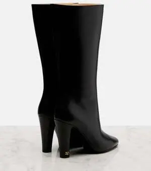 Valentino Garavani Hotty 100 Leather Knee-high Boots
