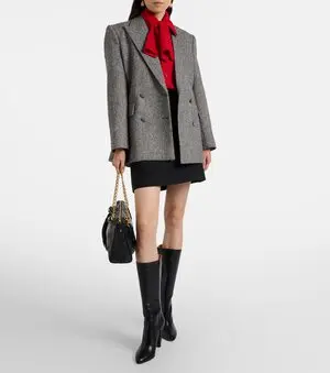 Valentino Garavani Hotty 100 Leather Knee-high Boots
