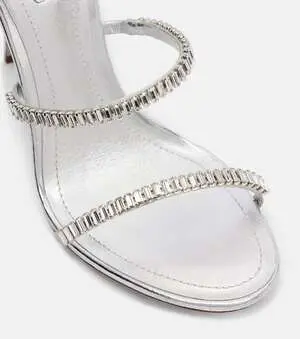 Rene Caovilla Cleo Spark Embellished Leather Sandals