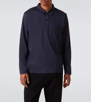 Sunspel Cotton Jersey Polo Shirt