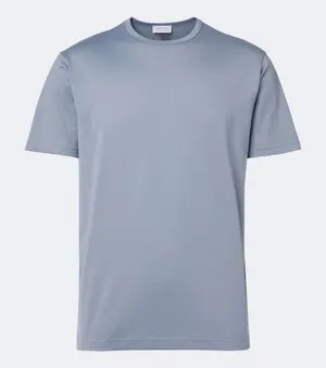 Sunspel Cotton Jersey T-shirt - Blue