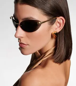 Cartier Panthère De Cat-eye Sunglasses - Gold