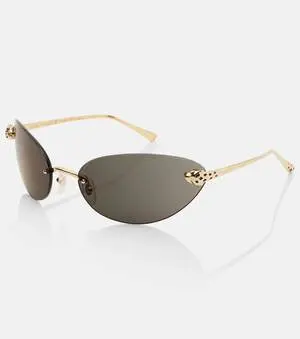 Cartier Panthère De Cat-eye Sunglasses - Gold