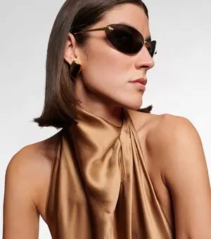 Cartier Panthère De Cat-eye Sunglasses - Gold