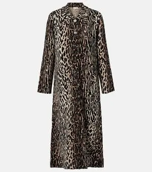 Rixo Jacoba Jacquard Coat - Multicoloured