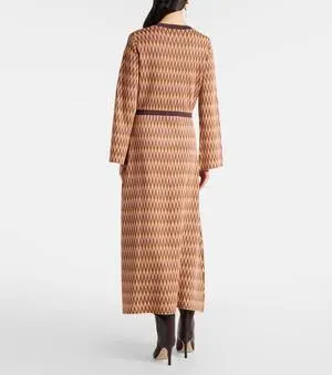 Rixo Pamela Jacquard Midi Dress