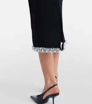 Simkhai Idina Embellished Knitted Pencil Skirt