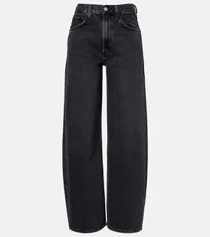 AGOLDE Low Curve Wide-leg Jeans - Grey