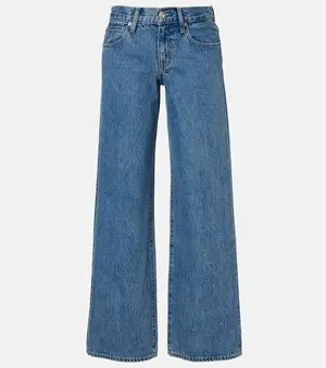 SLVRLAKE Lexi Low-rise Wide-leg Jeans
