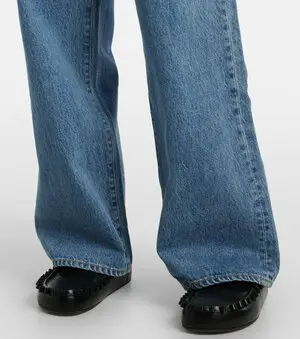 SLVRLAKE Lexi Low-rise Wide-leg Jeans