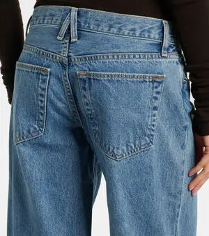 SLVRLAKE Lexi Low-rise Wide-leg Jeans
