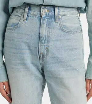 SLVRLAKE London High-rise Straight Jeans - Blue