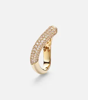 ENGELBERT Drop Link Medium' Ring With Diamonds