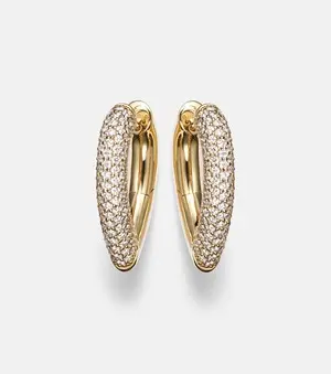 ENGELBERT Drop Link Diamond Earrings - Gold
