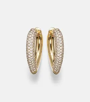 ENGELBERT Drop Link Diamond Earrings - Gold