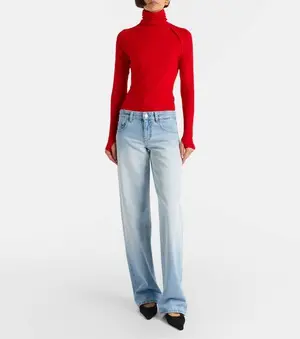 Victoria Beckham Harper Low-rise Straight Jeans