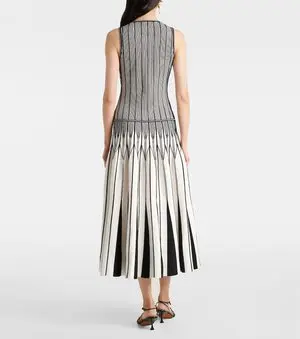 Simkhai Oaklen Knitted Midi Dress - Black