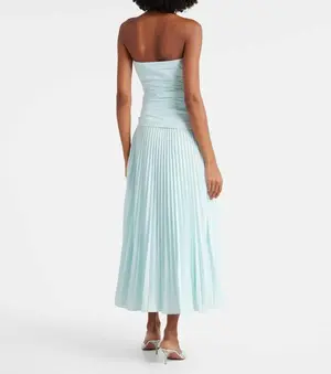 Simkhai Arie Pleated Bustier Dress