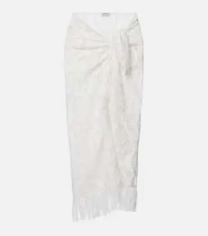 Simkhai Thyri Fringed Beach Cover-up - White