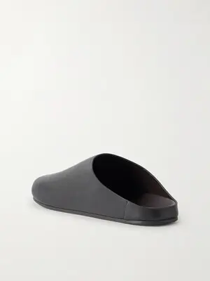THE ROW Hudson Leather Mules