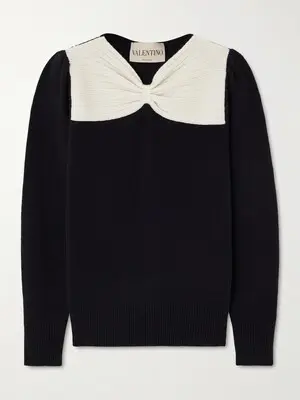 Valentino Garavani Two Tone Sweaters For Women