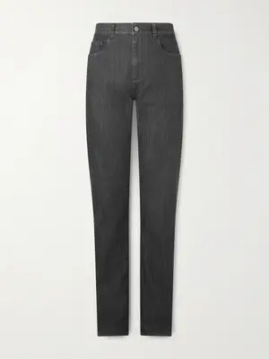Canali Slim-fit Jeans - Black