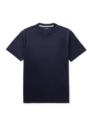 Mr P. Silk And Cotton-blend T-shirt