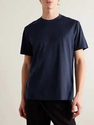 Mr P. Silk And Cotton-blend T-shirt