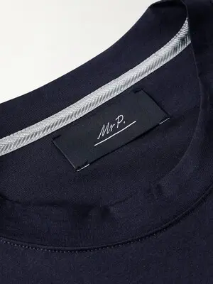 Mr P. Silk And Cotton-blend T-shirt