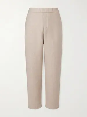 Loro Piana Straight-leg Wool-blend Sweatpants