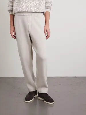 Loro Piana Straight-leg Wool-blend Sweatpants