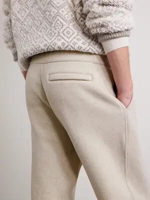 Loro Piana Straight-leg Wool-blend Sweatpants