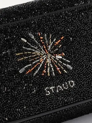 Staud Tommy Bead-embellished Shoulder Bag