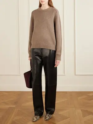 Khaite Mae Cashmere Sweater - Brown