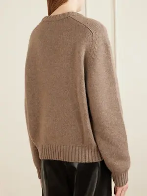 Khaite Mae Cashmere Sweater - Brown