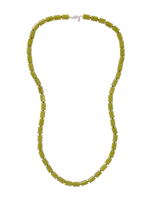 Le Sundial Edith Silver Necklace - Green