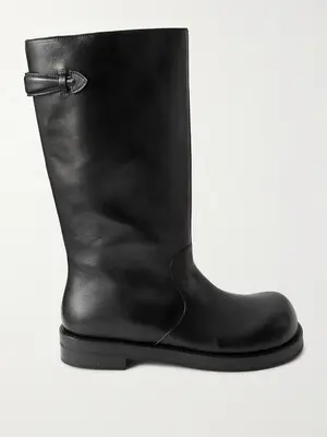 Acne Studios Beshay Leather Knee High Boots