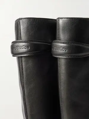 Acne Studios Beshay Leather Knee High Boots