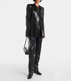 Khaite Clive 35 Leather Over-the-knee Boots - Black