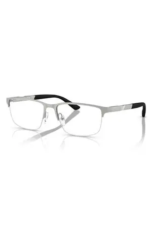Emporio Armani 56mm Rectangular Optical Glasses