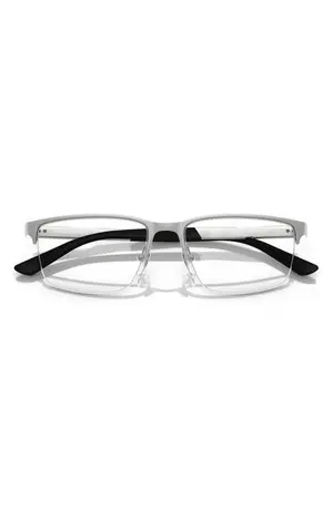 Emporio Armani 56mm Rectangular Optical Glasses