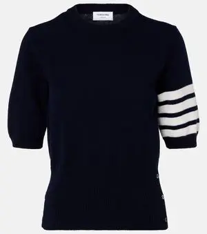 Thom Browne 4-bar Knitted Virgin Wool Sweater