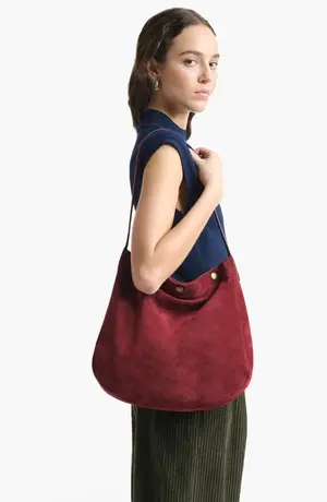 Altuzarra Leather Hobo Bag - Paprika