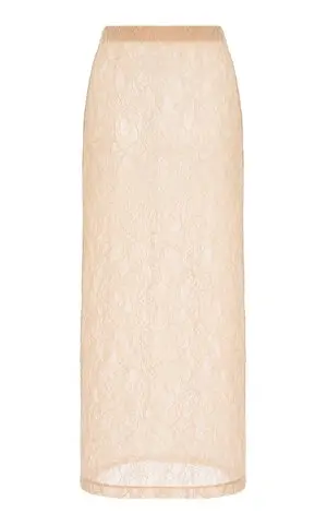Wardrobe.NYC Lace Midi Skirt - Khaki