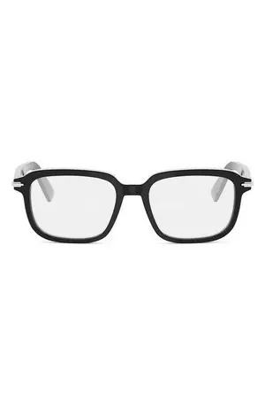 Dior Rectangular Optical Glasses - Shiny Black