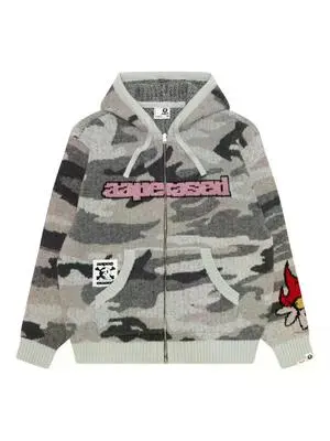 AAPE BY *A BATHING APE® Camouflage Zip Hoodie